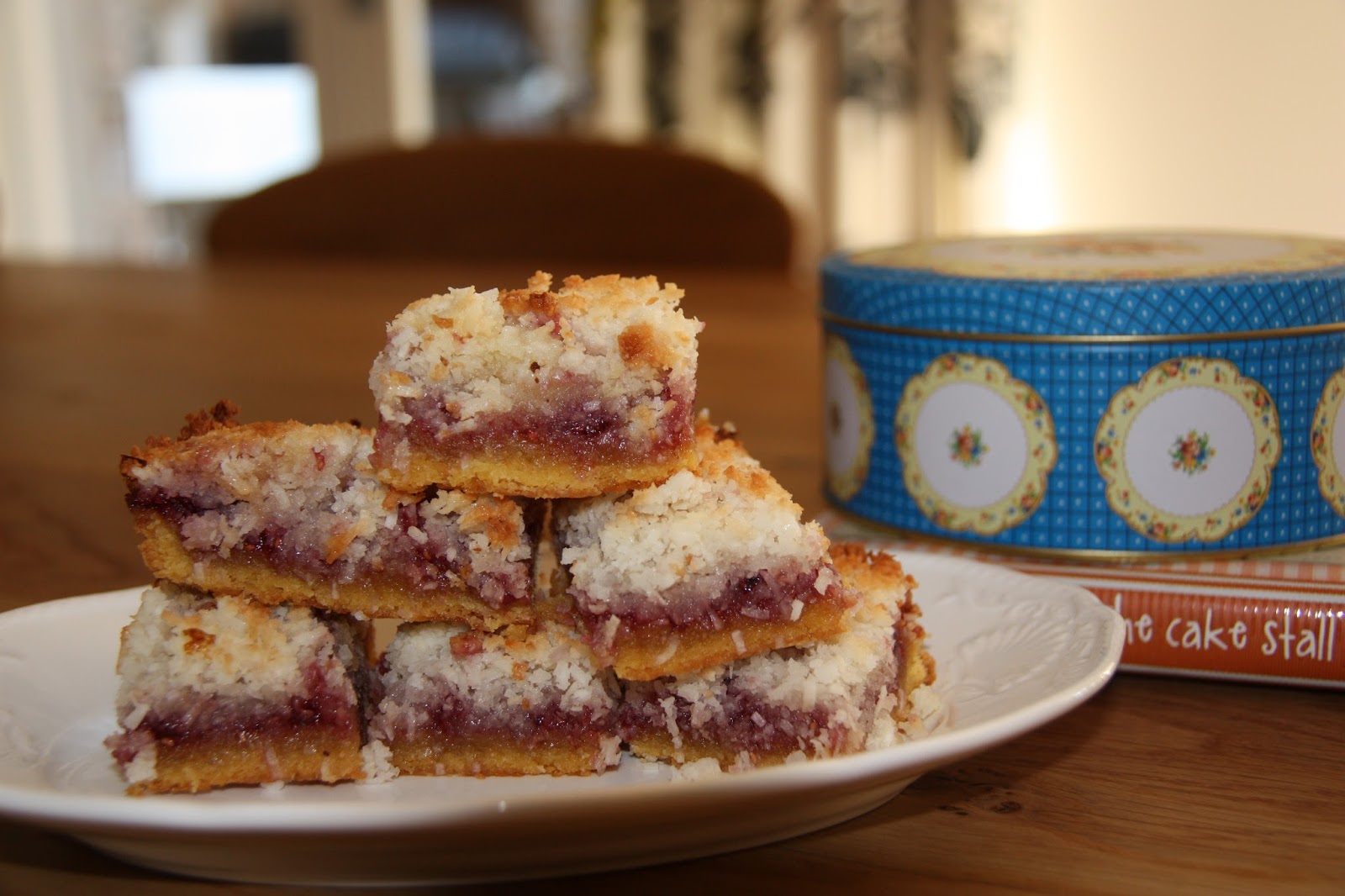 Morning Tea Macaroon Slice - Cabinet of Cookery